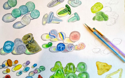 Spotlight Artist: Diane Kerr – Beachcombing Magazine
