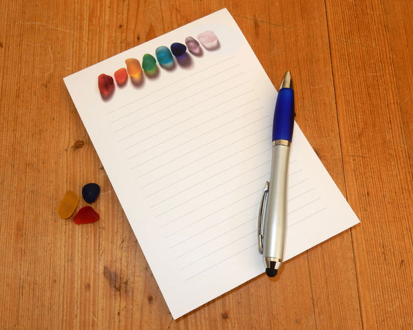 Sea Glass Note Pad – Beachcombing Magazine